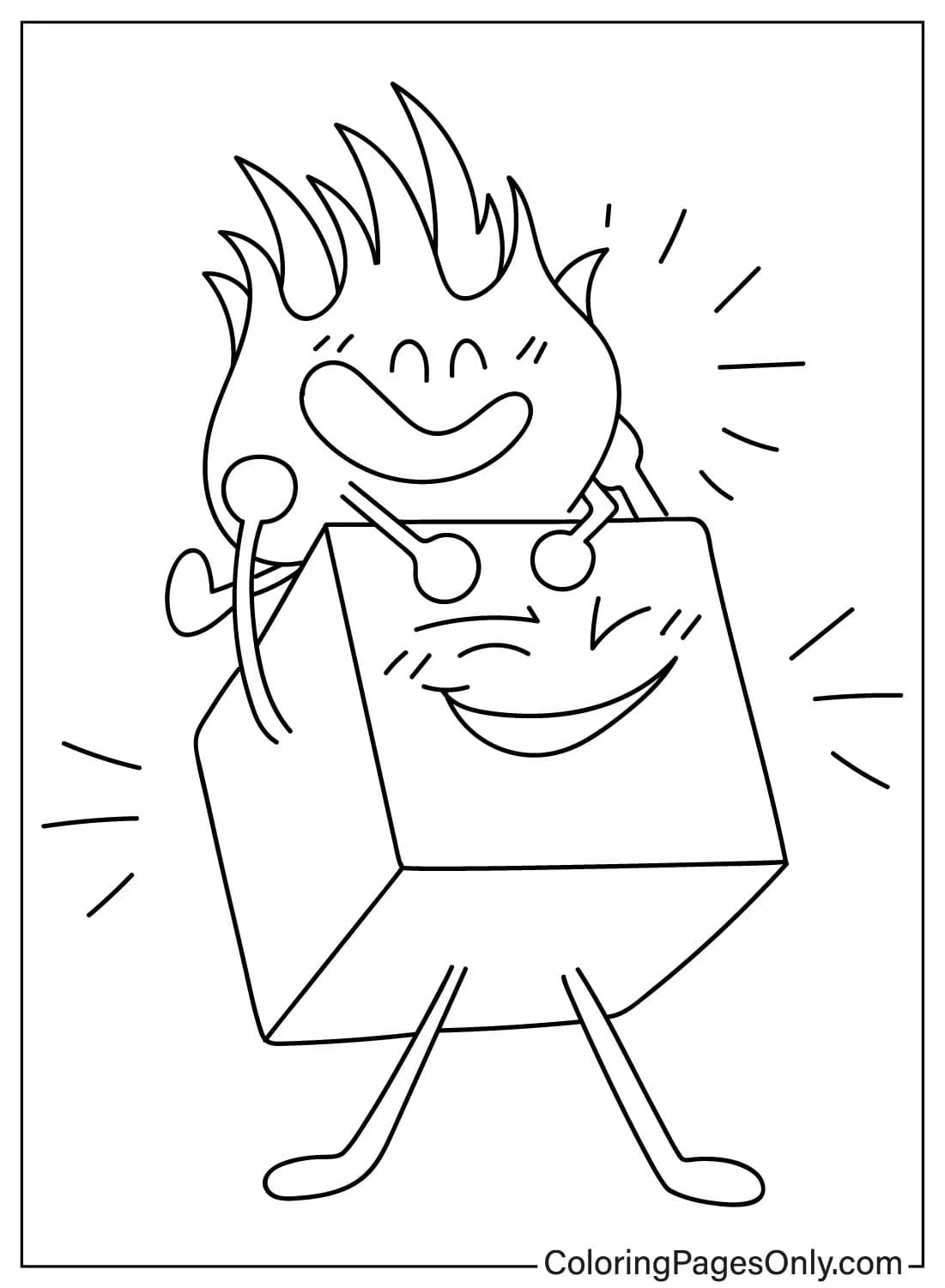BFDI Coloring Pages 18 Printable for Free Download