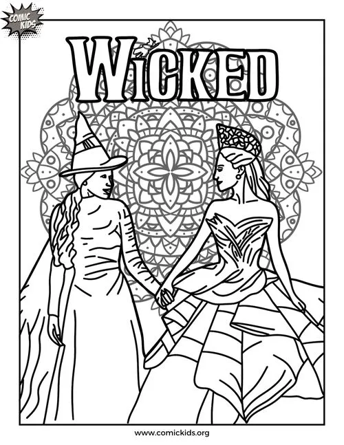 Glinda para Colorear - Imágenes Para Dibujar Gratis