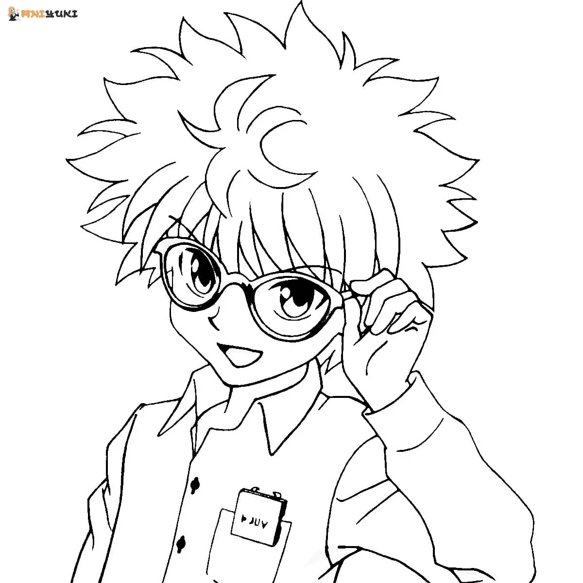 Killua Zoldyck Coloring Pages 8 Printable for Free Download