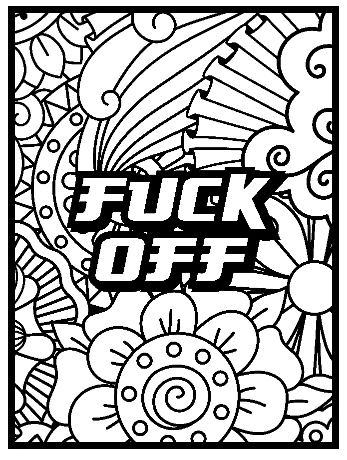 Swear Word Coloring Pages 52 Printable for Free Download