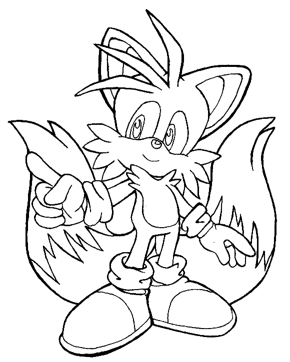Tails Coloring Pages 6 Printable for Free Download