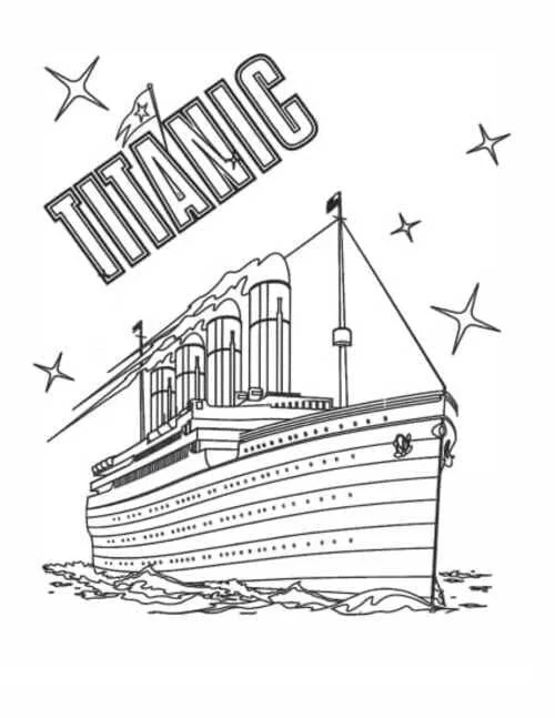 Titanic Coloring Pages 26 Printable for Free Download