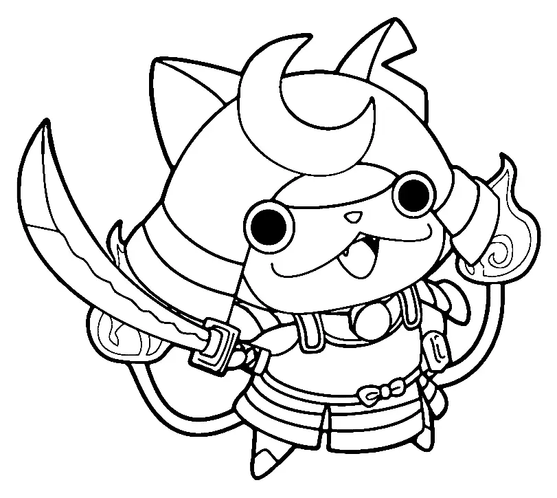 Yo Kai Watch Coloring Pages to Print - Free Printable Coloring Pages