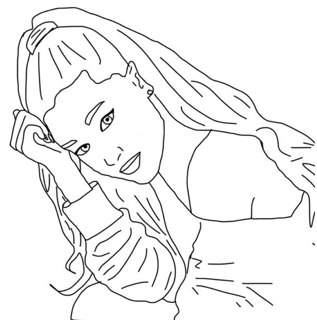 Ariana Grande Coloring Pages Printable For Free Download