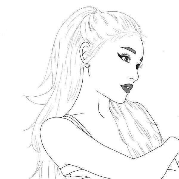 Ariana Grande Coloring Pages Printable For Free Download