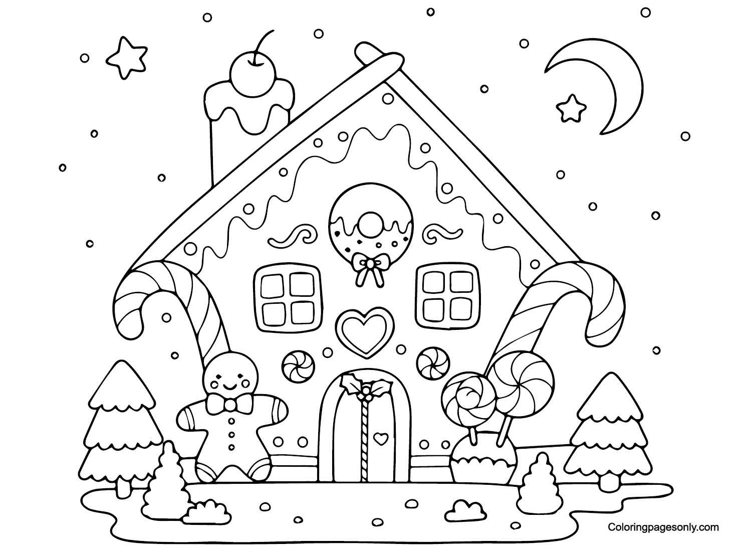 Candyland Coloring Pages Printable For Free Download