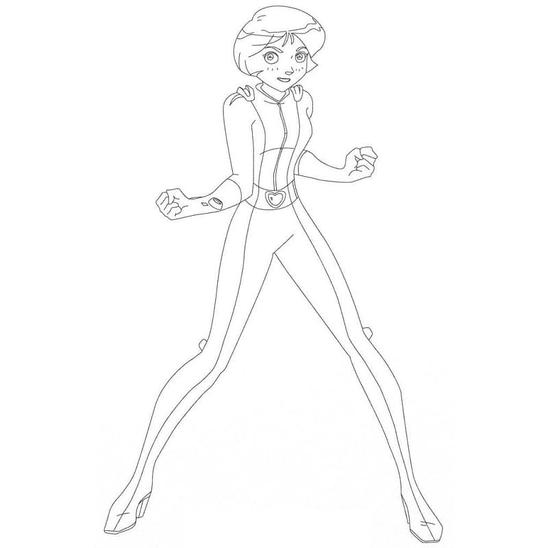 Totally Spies Coloring Pages Printable For Free Download