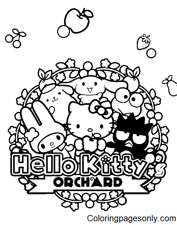 Sanrio Characters Coloring Pages Printable For Free Download