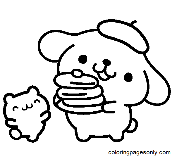 Pompompurin Coloring Pages Printable For Free Download